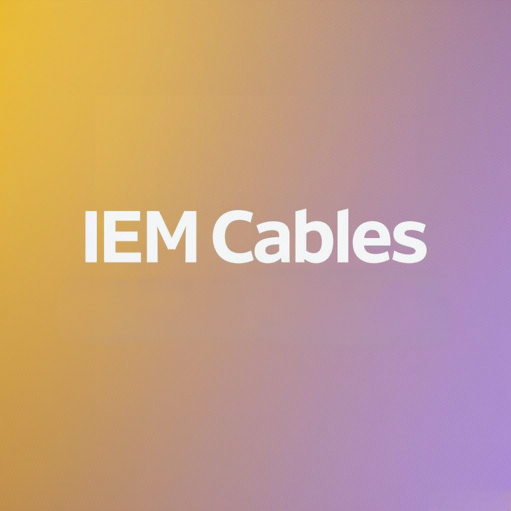 IEM Upgrade Cables with 2Pin/MMCX/QDC Connector In Ear Monitor Cables