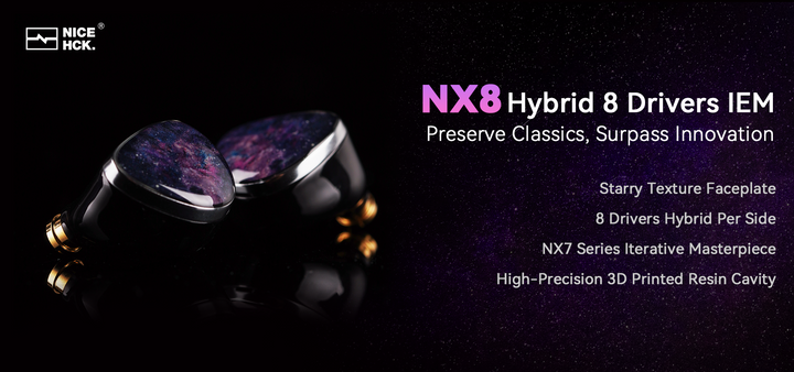 Experience Unparalleled Audio with NiceHCK's NX8 and B80 IEM Earphones