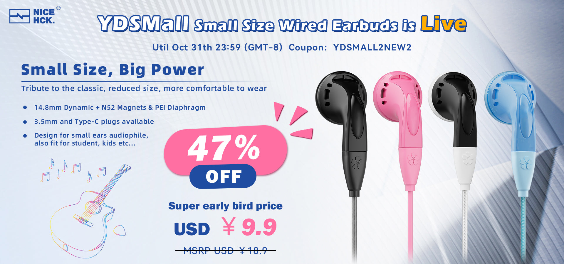 Best In Ear Monitor Cable and IEM Headphones, HiFi Wired Earbuds